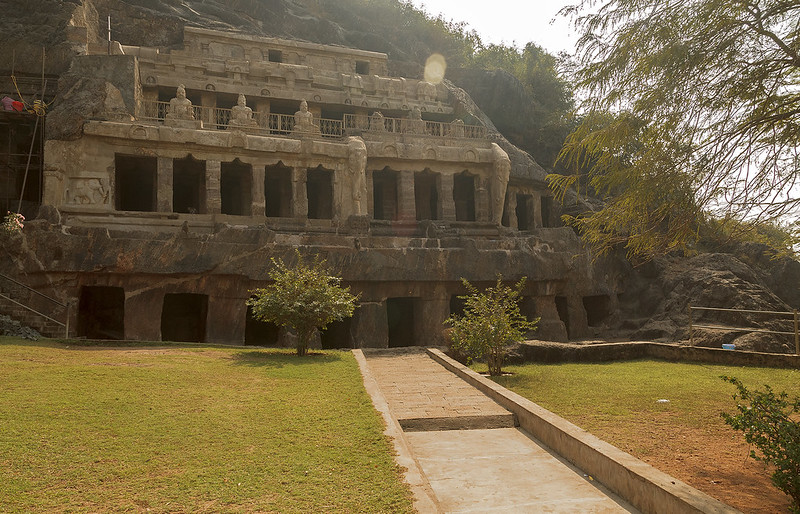 Undavalli Caves, Amaravati, Andhra Pradesh, Tourism, 2021 | How to ...