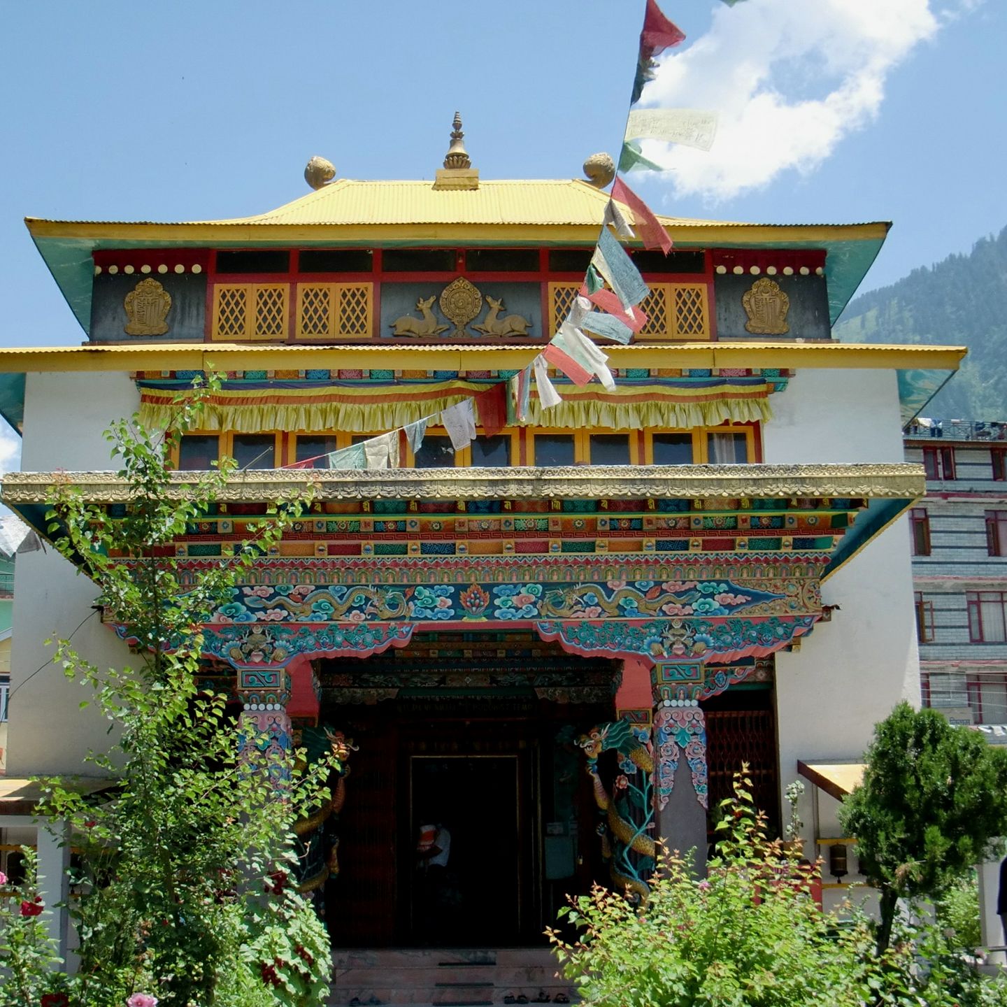 Gadhan Thekchhokling Gompa Monastery, Manali, Himachal Pradesh Tourism ...